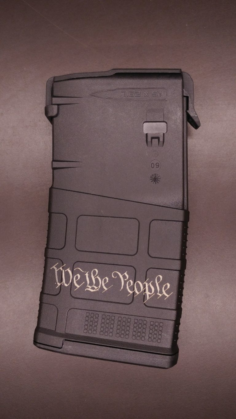 Laser Engraved PMAG 20 LR/SR GEN M3 - We the People - Harms Arms Supply
